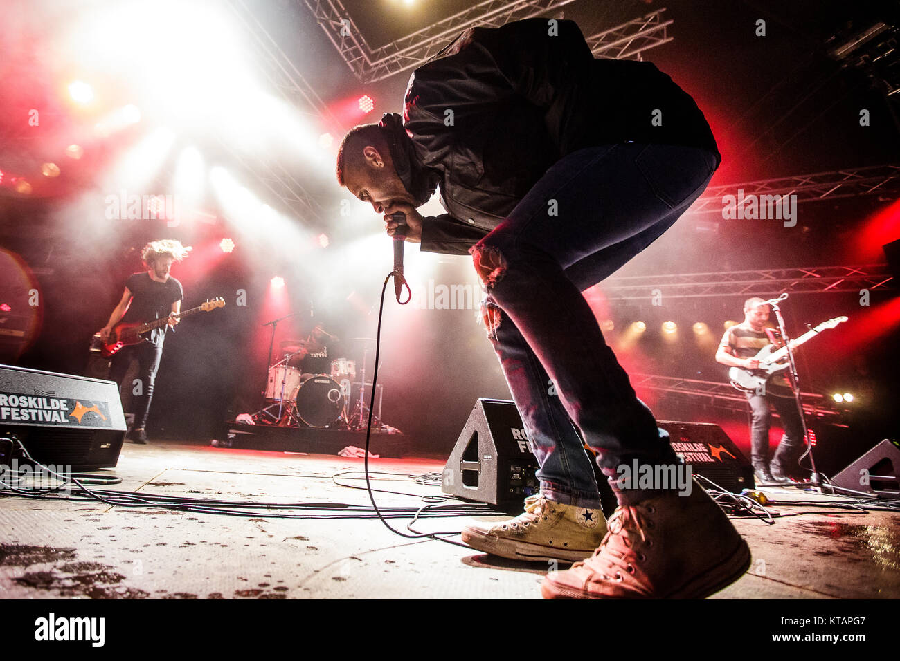 The American post-hardcore band Letlive performs a live concert at the ...