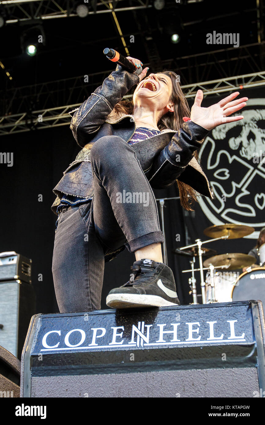 The American alternative heavy metal band Life of Agony performs a live ...