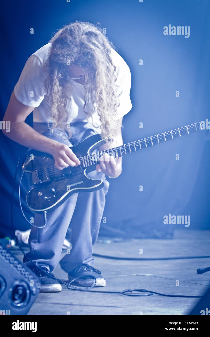 The American avant-garde metal band Liturgy performs a live concert at ...