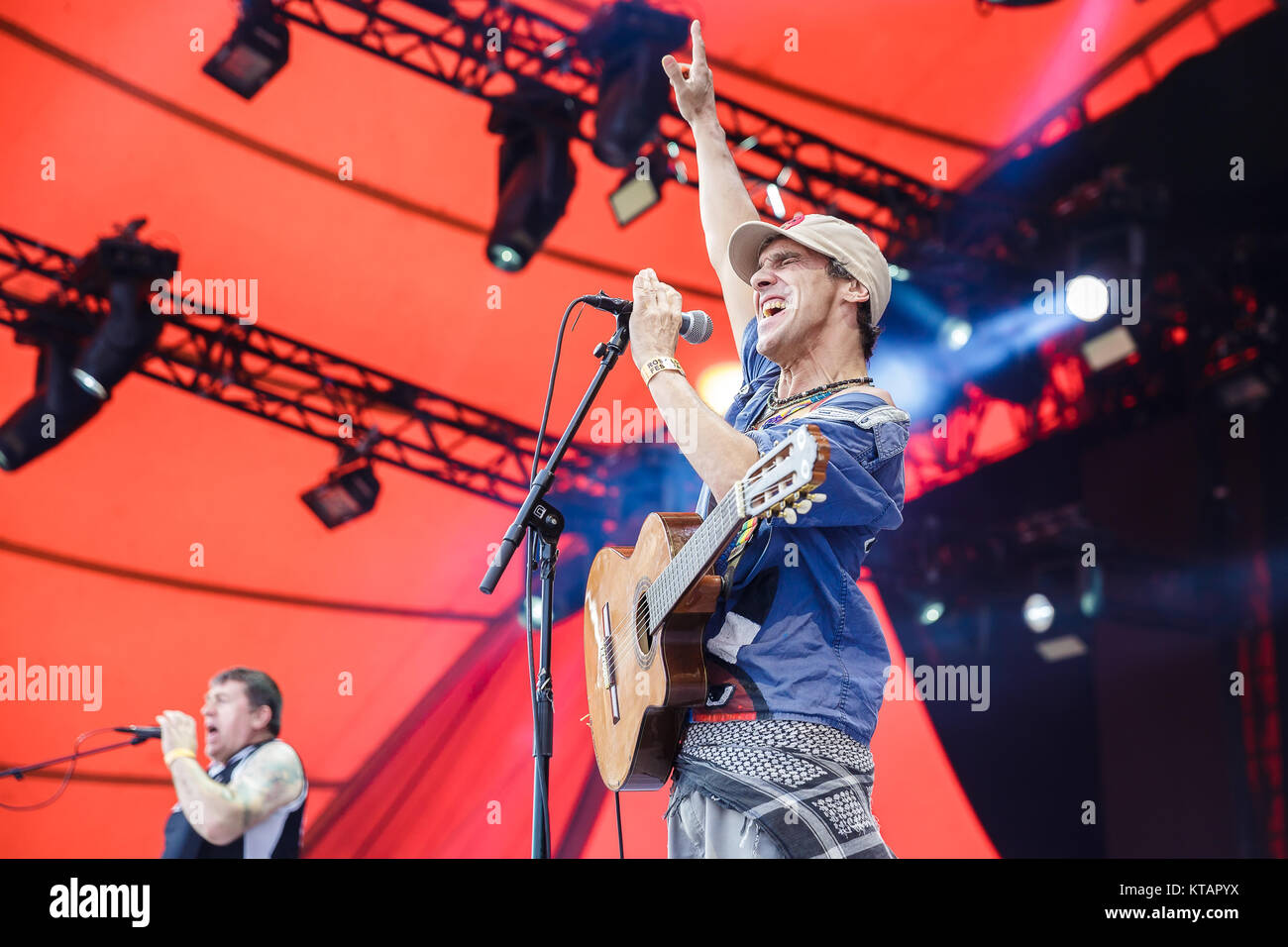 The French-Spanish singer, songwriter and musician Manu Chao performs a ...