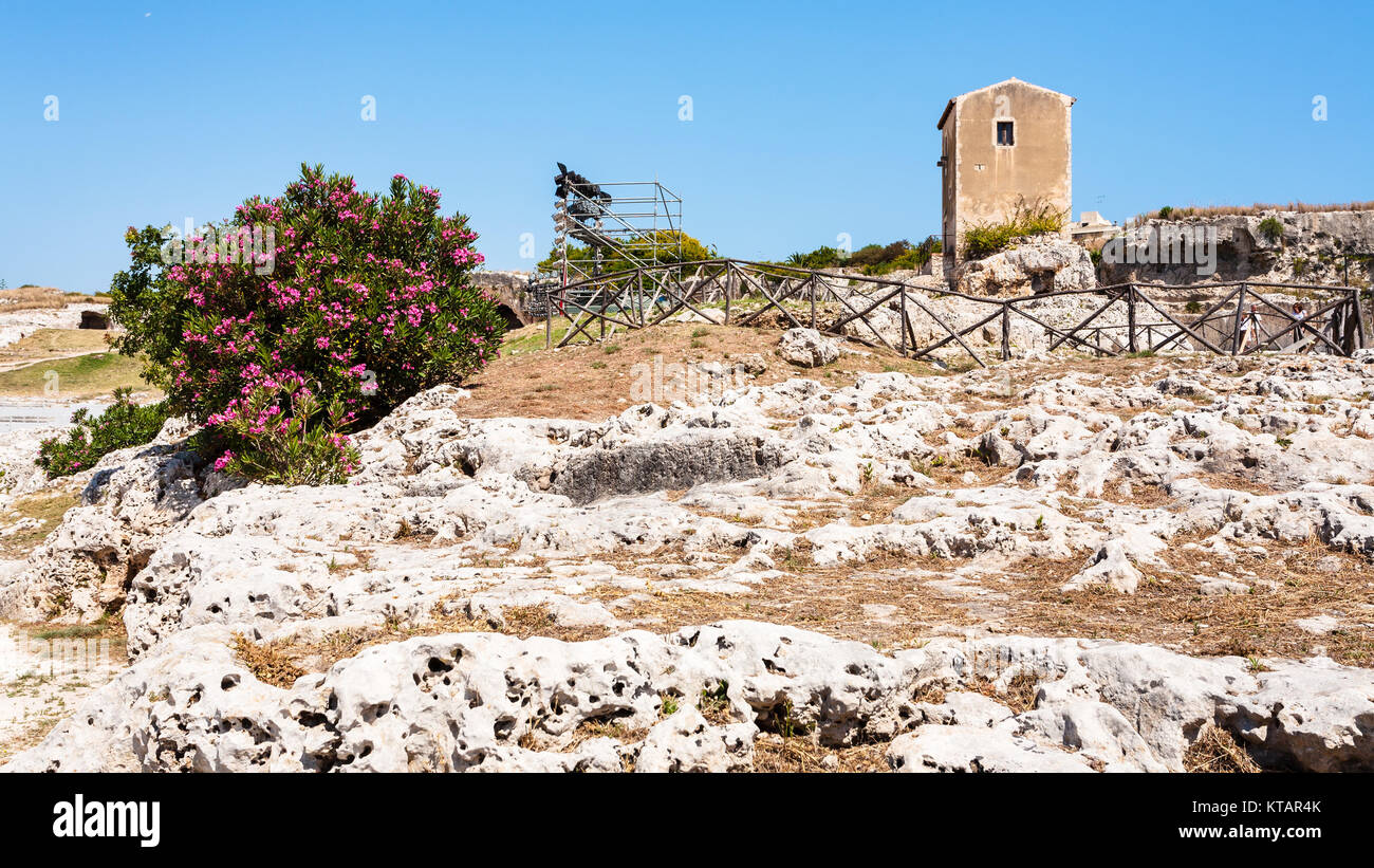 Archaeological Park of Syracuse city in Sicily Stock Photo - Alamy