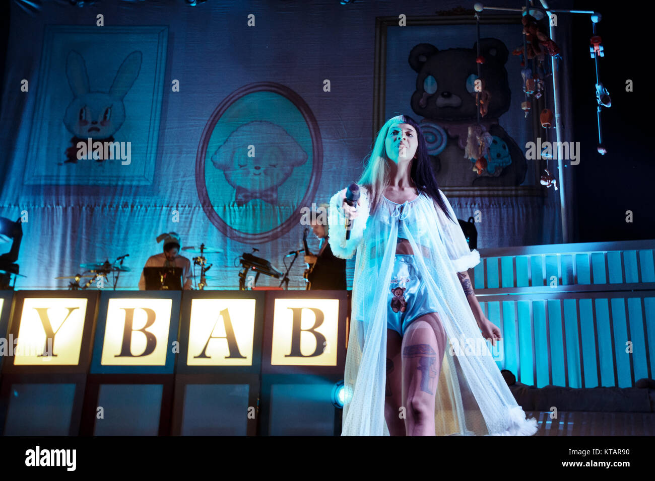 The American singer and songwriter Melanie Martinez performs a live ...