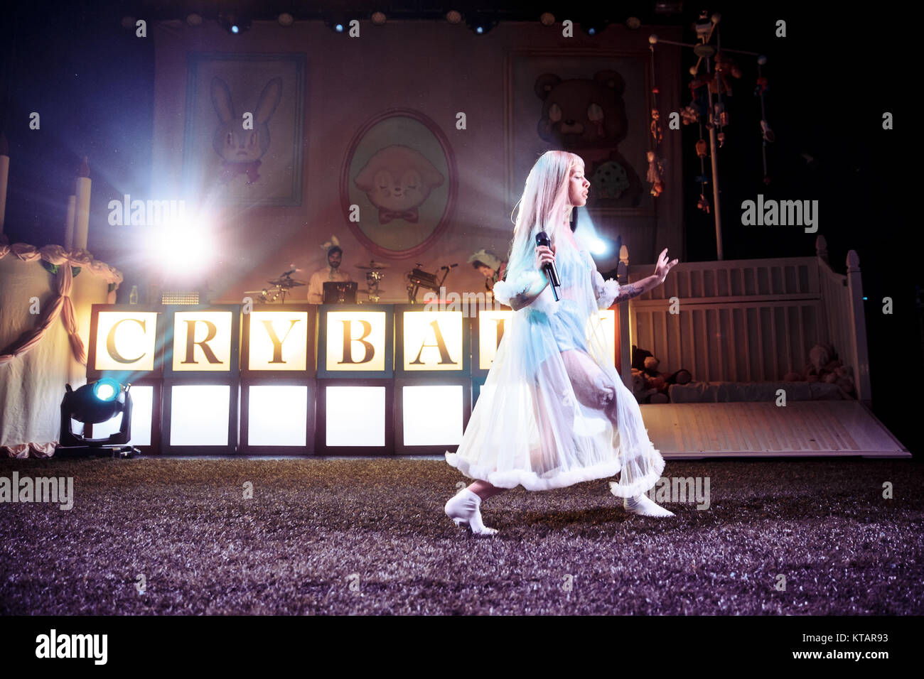 The American singer and songwriter Melanie Martinez performs a live ...