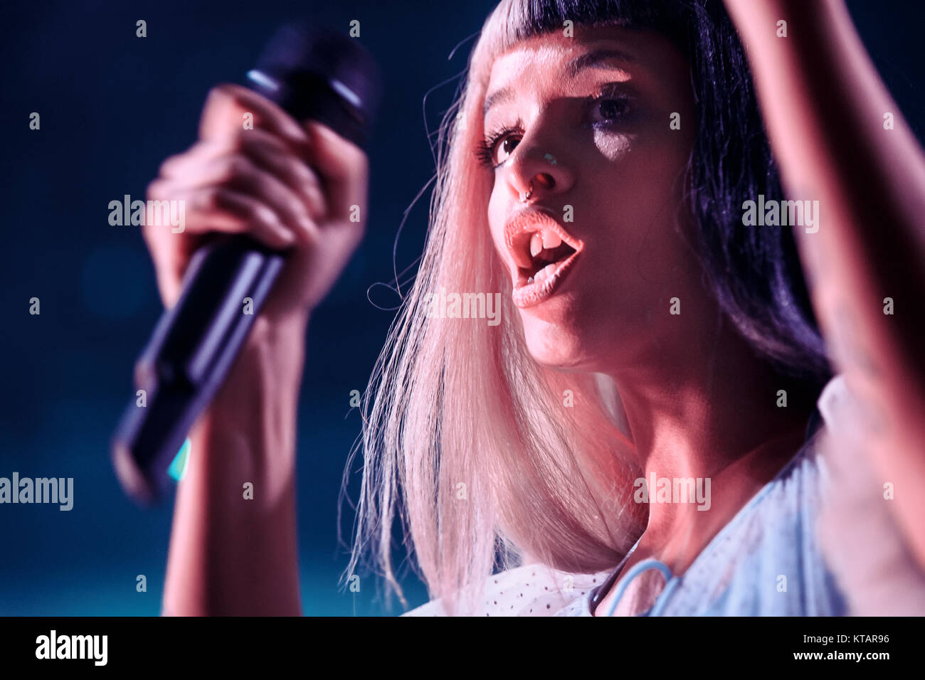 The American singer and songwriter Melanie Martinez performs a live ...