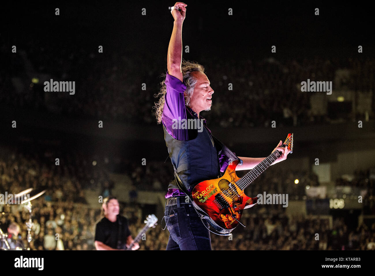 The American heavy metal band Metallica performs live concerts at Royal ...
