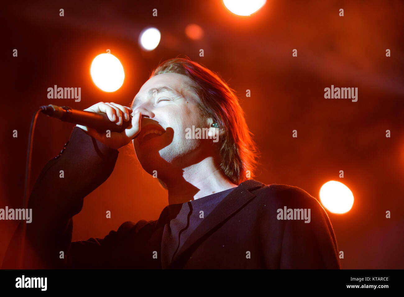 Denmark, Copenhagen - October 06, 2017. The Danish rock band Mew ...