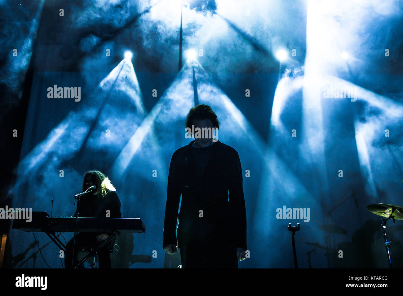 Denmark, Copenhagen - October 06, 2017. The Danish rock band Mew ...