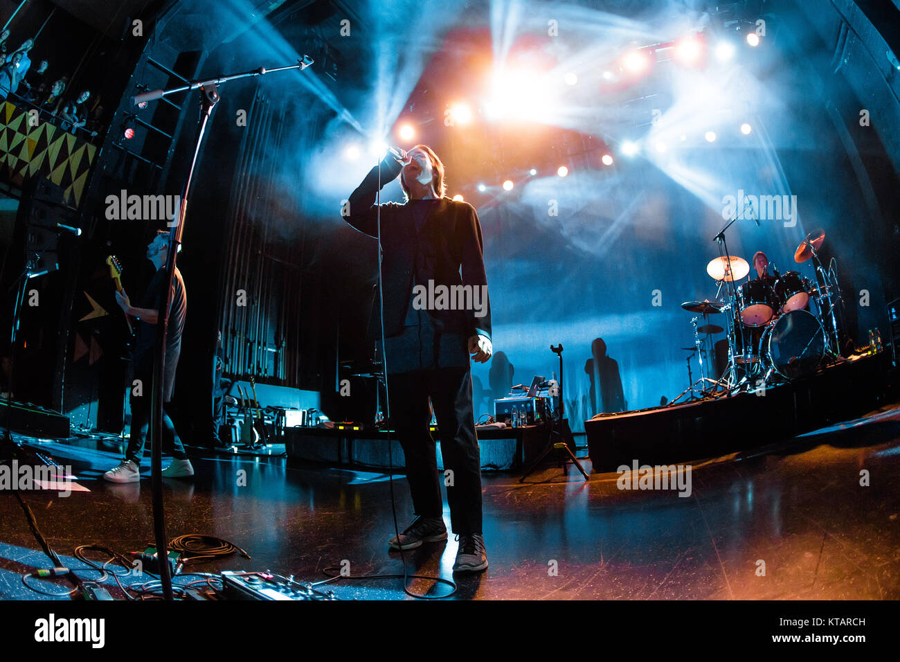 Denmark, Copenhagen - October 06, 2017. The Danish rock band Mew ...