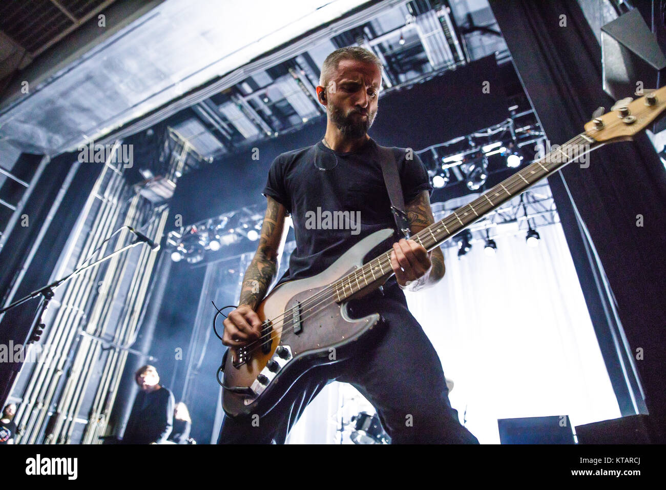 Denmark, Copenhagen - October 06, 2017. The Danish rock band Mew ...