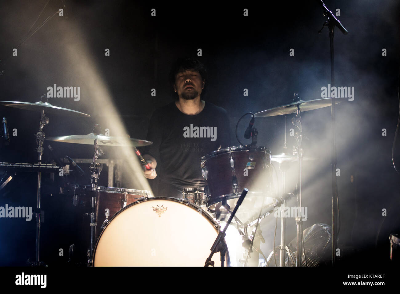 The Japanese instrumental rock band Mono performs a live concert at ...
