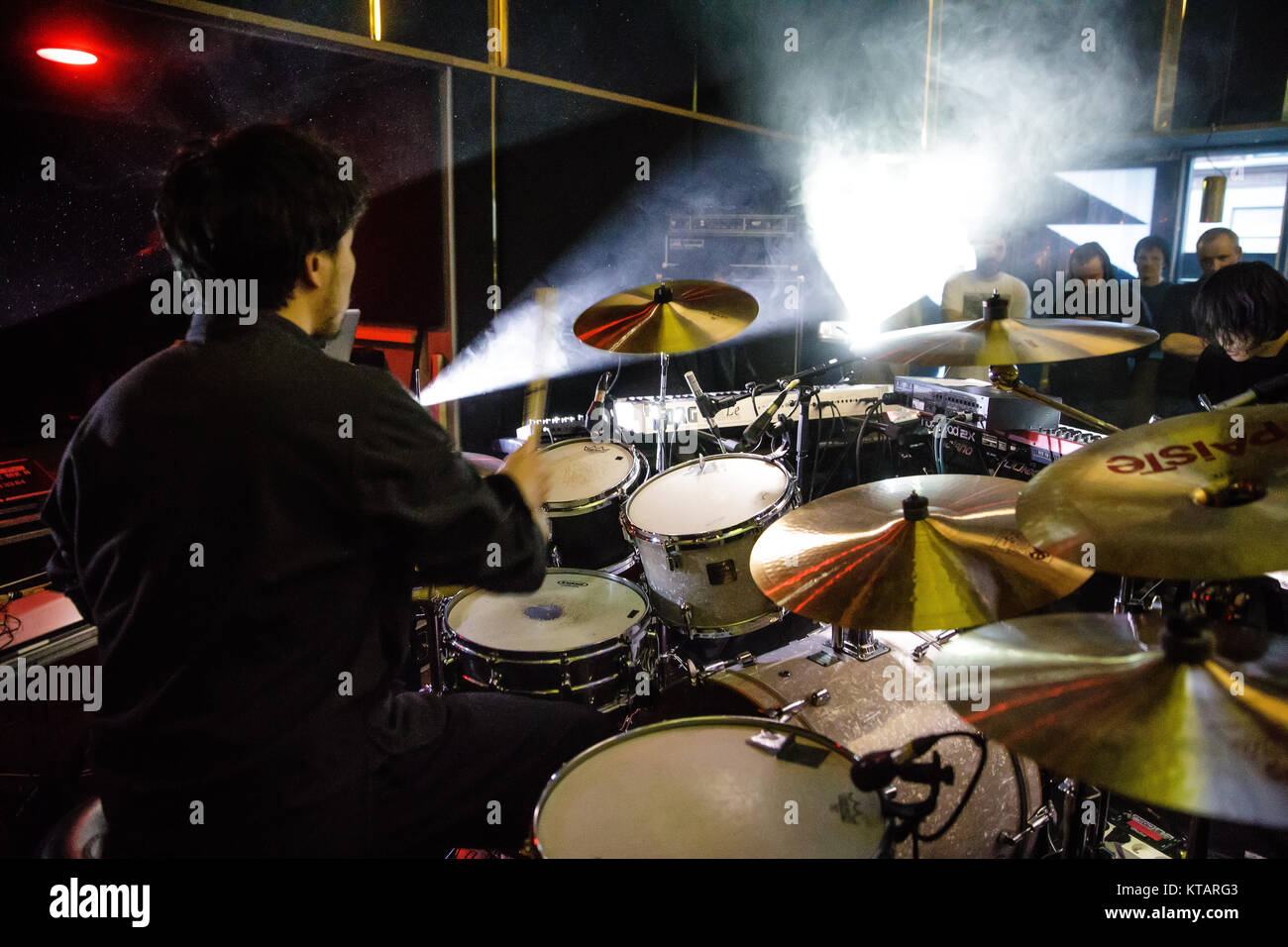 The Japanese experimental metal band Mouse on the Keys performs a live ...