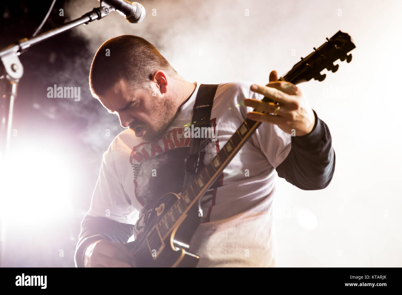 The American hardcore punk band Nails performs a live concert at the ...