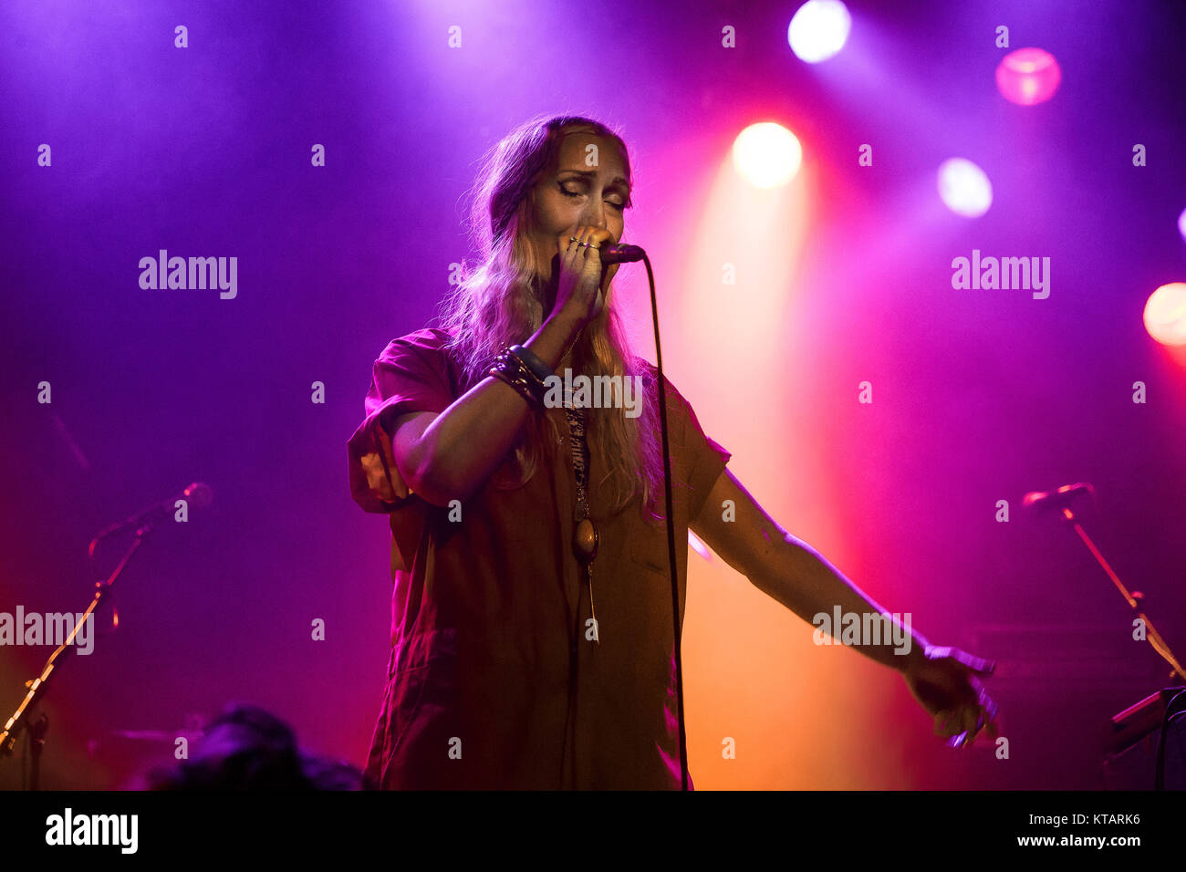 The Danish, songwriter and producer Nanna.B performs a live concert at ...