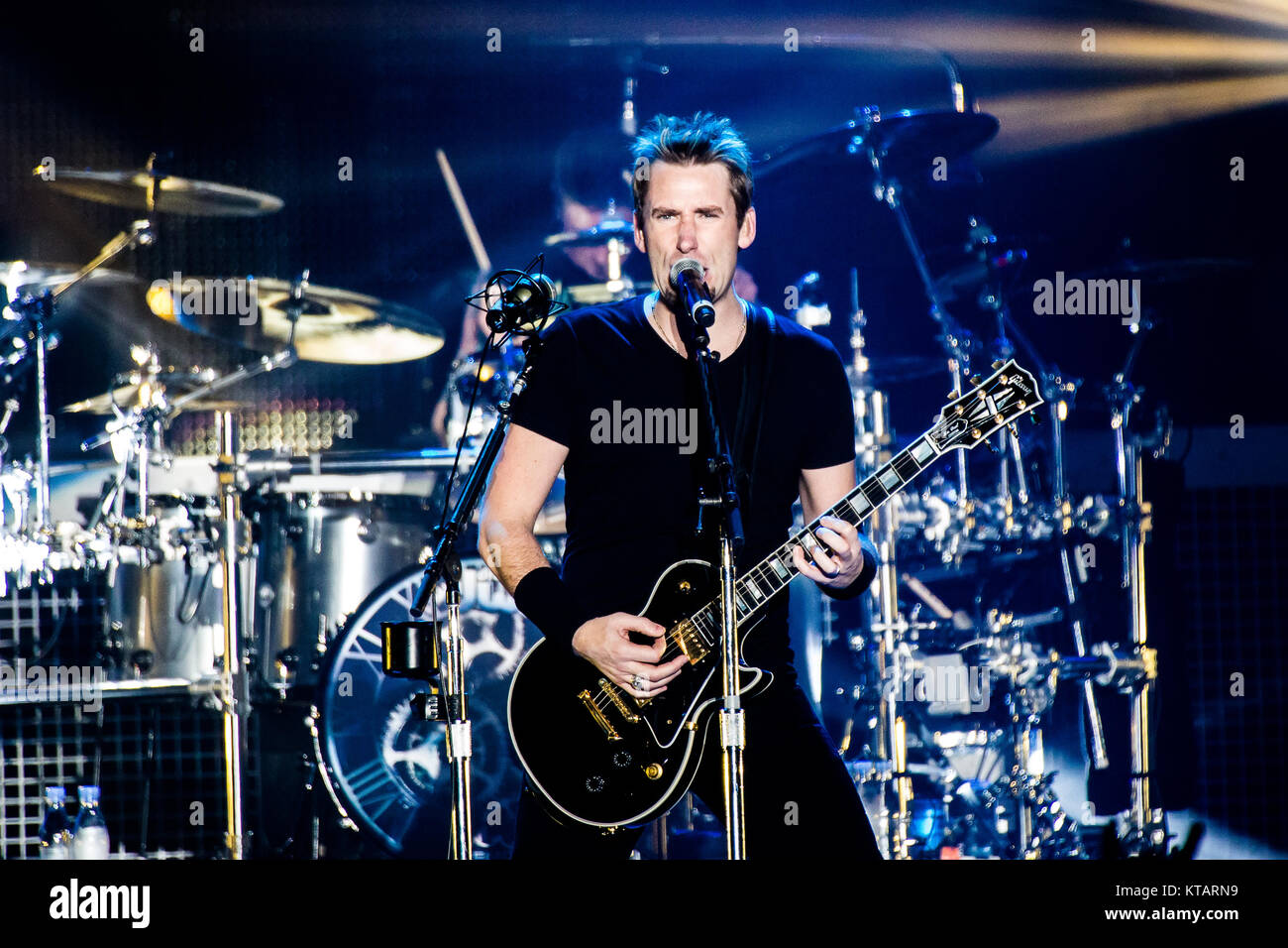 The Ameriacan metalcore band Nickelback performs a live concert at Foum ...