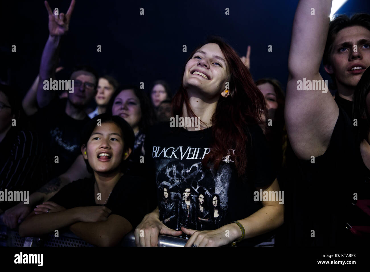 Concert goers attend a live concert with the the Finnish symphonic ...