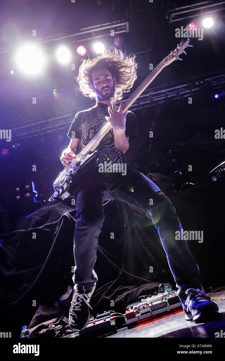 The Australian metalcore band Northlane performs a live concert at ...