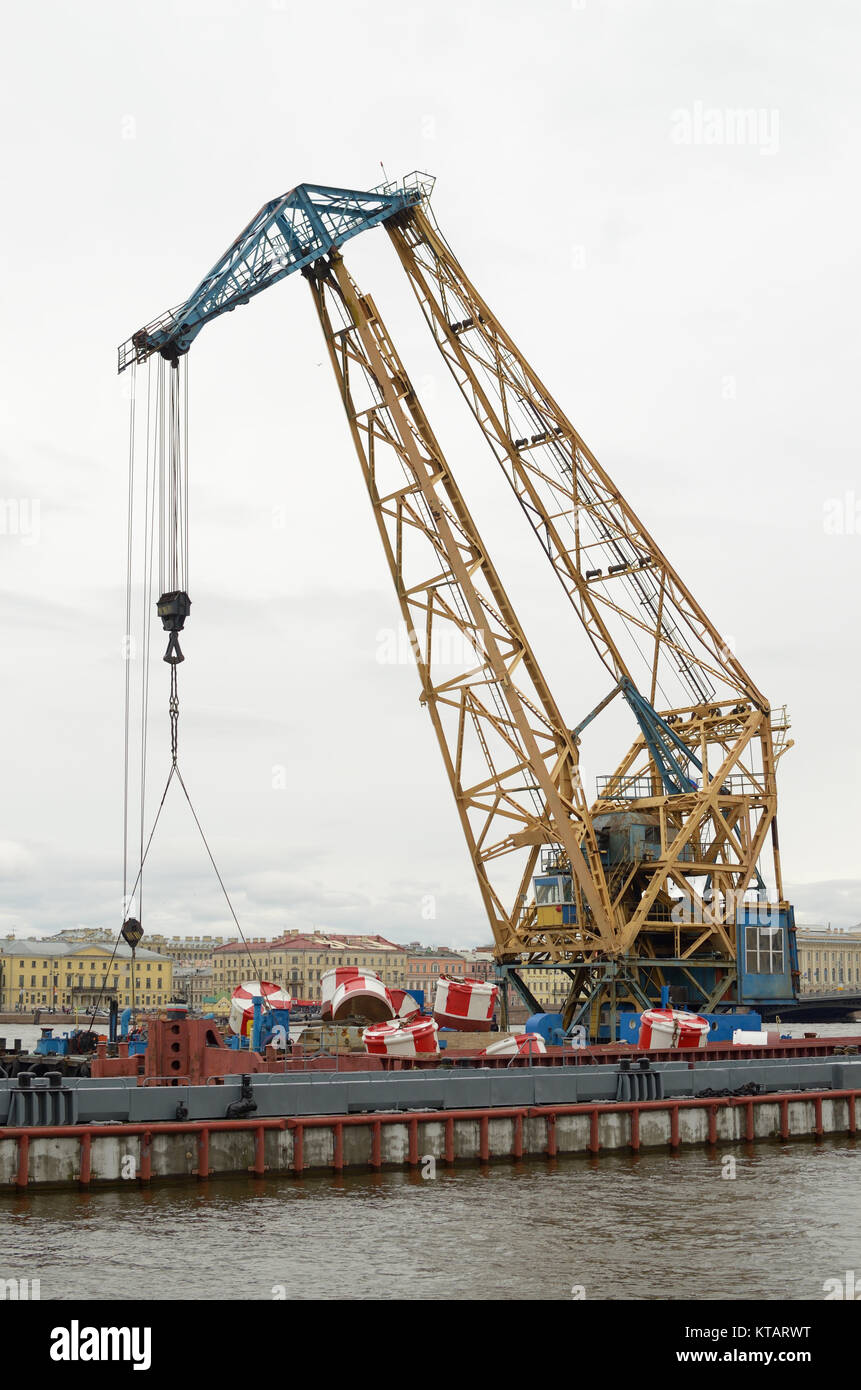 Loading of ships with different cargo in the port is performed every ...