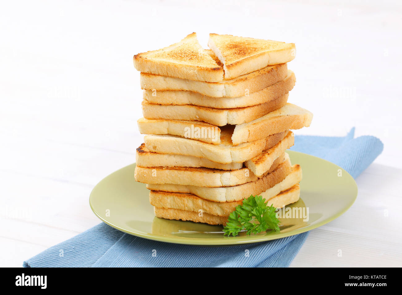 slices of toasted bread Stock Photo - Alamy