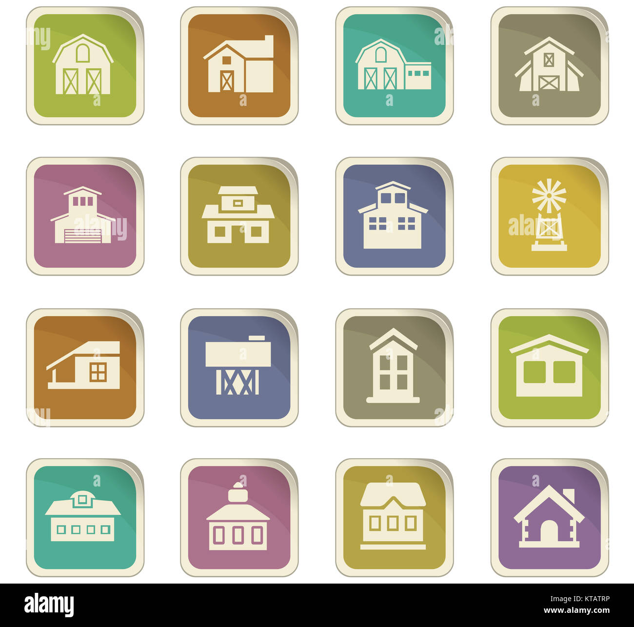 School building in nature Cut Out Stock Images & Pictures - Alamy