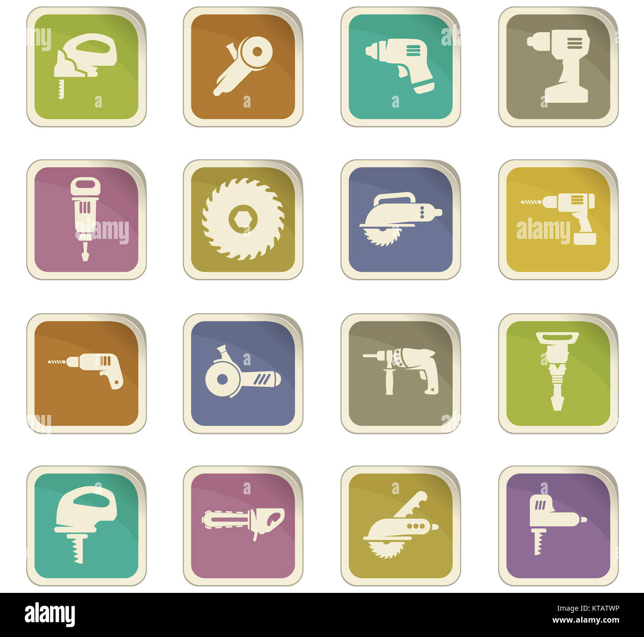 Hand power planer Cut Out Stock Images & Pictures - Alamy