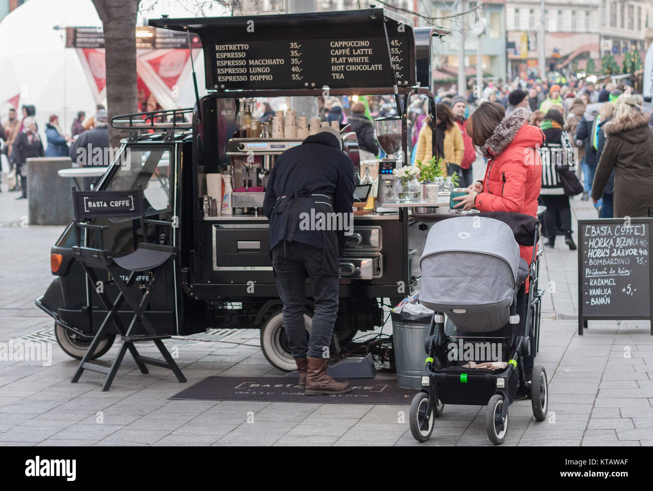 Mobile espresso van hi-res stock photography and images - Alamy