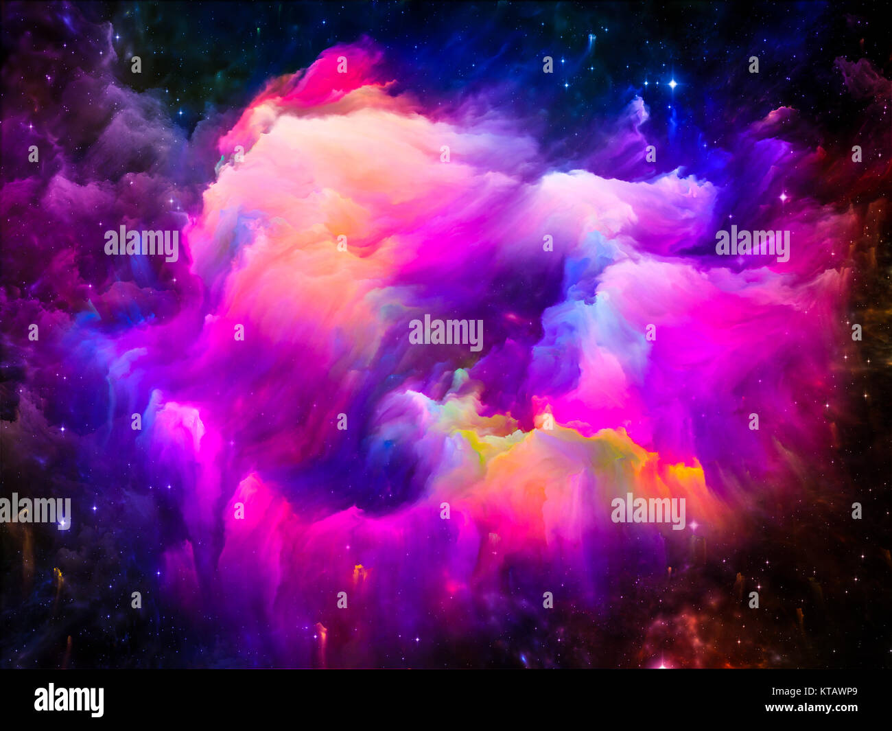 Lights of Interstellar Clouds Stock Photo - Alamy
