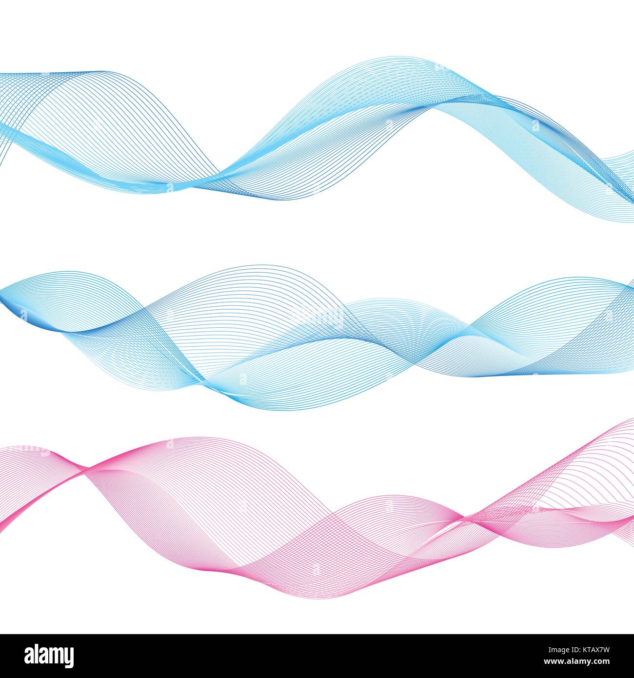 Graphic linear waves on a white background Stock Vector Image & Art - Alamy