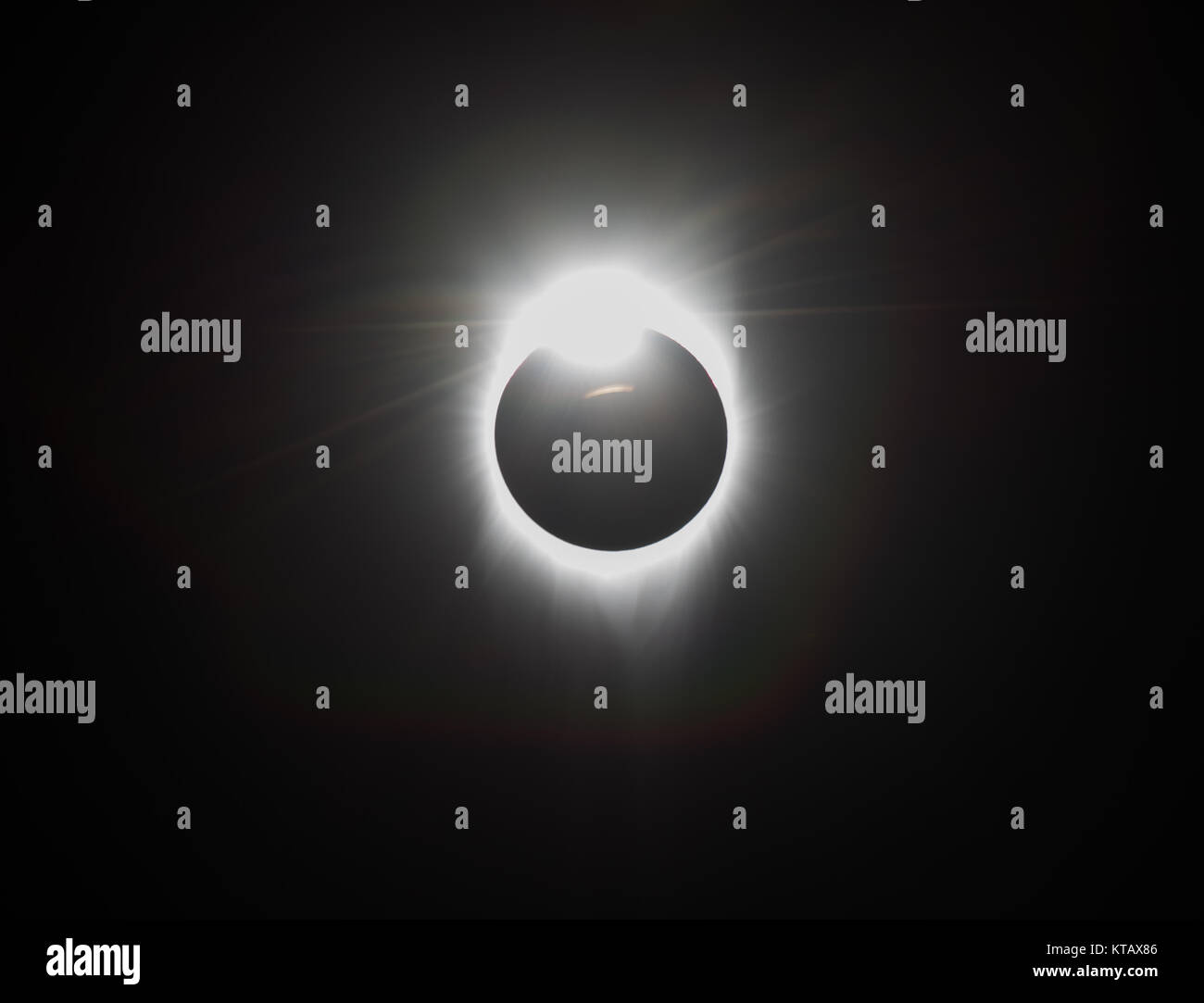 Full Solar Eclipse Photographed in Oregon State, USA in August of 2017 ...
