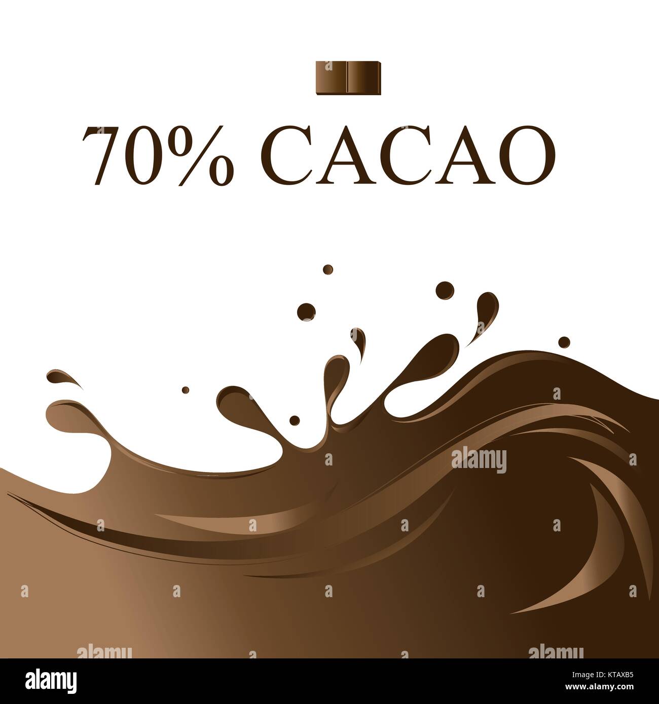Graphics background with chocolate liquid for product advertising Stock ...