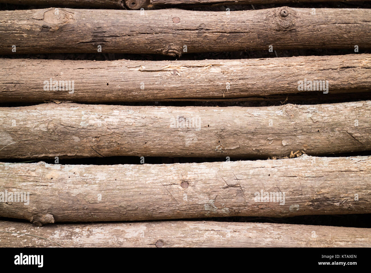 Local Timber Bridge Cross Walkway Stock Photo - Alamy