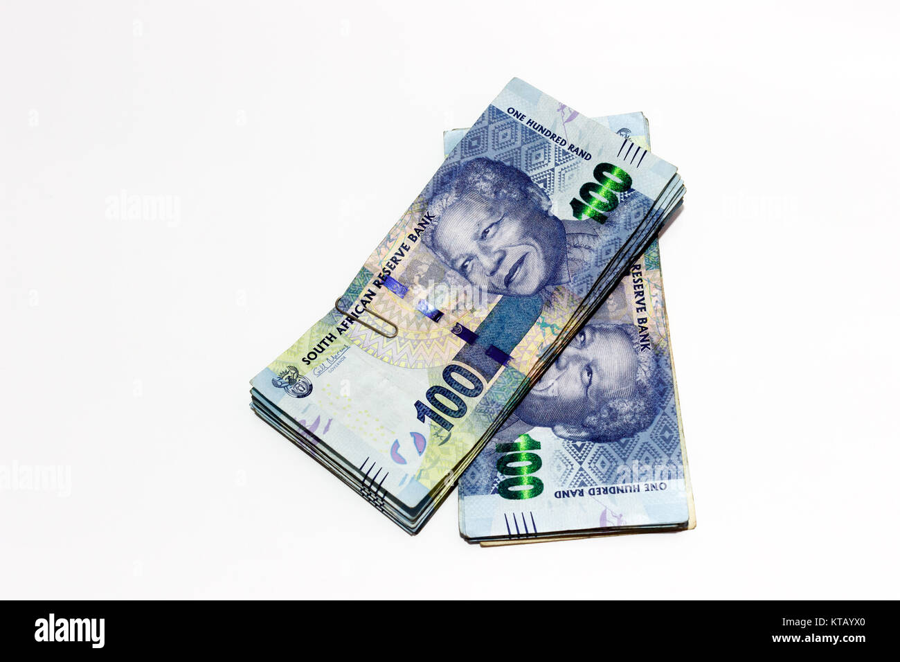 100 rand note hi-res stock photography and images - Alamy