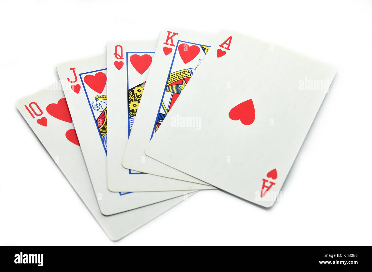 Playing cards isolated Stock Photo - Alamy