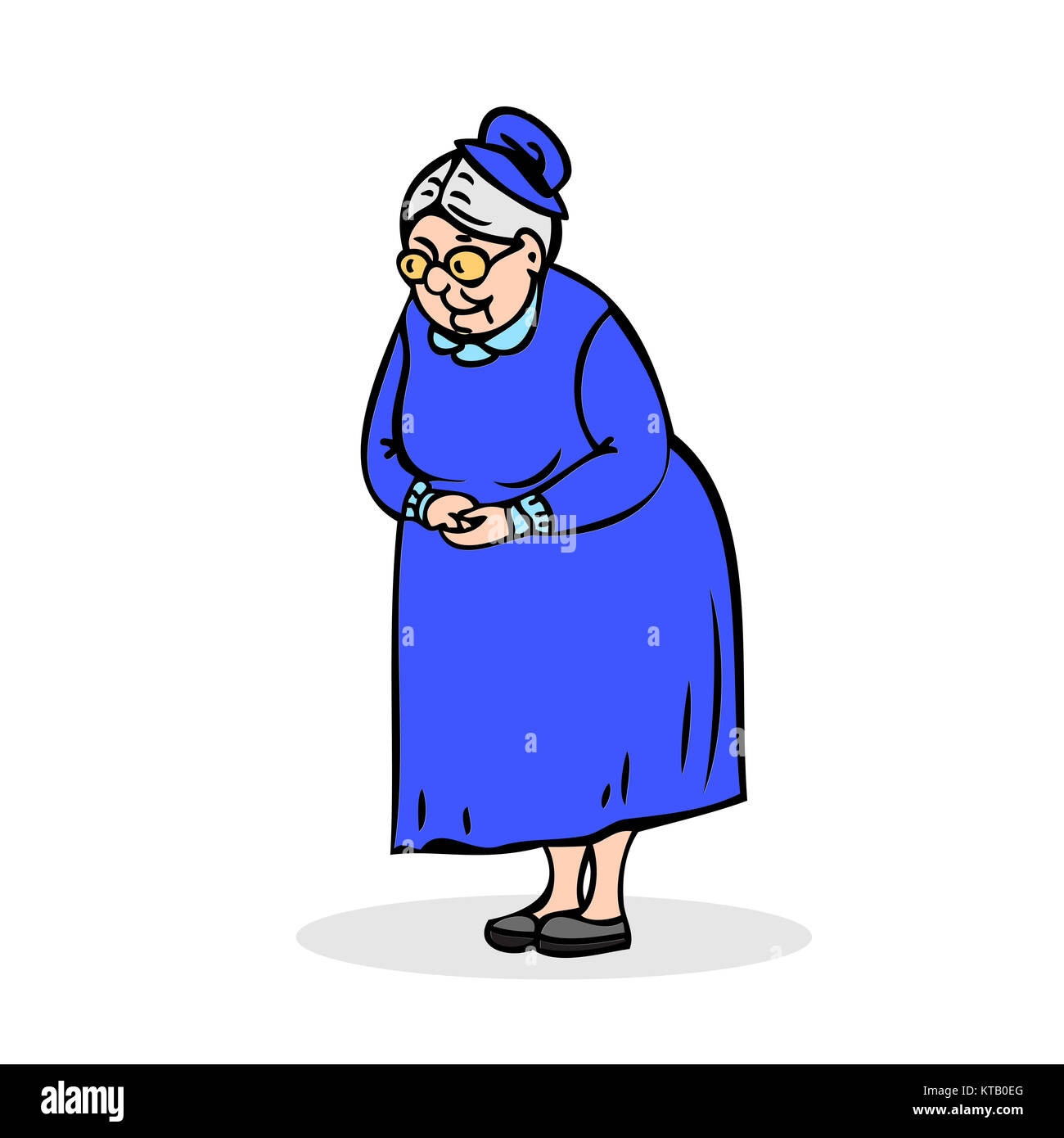 Poor woman cartoon hi-res stock photography and images - Alamy