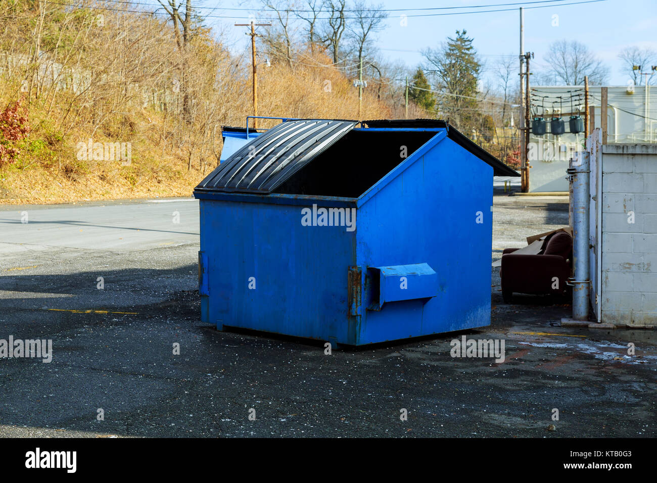 garbage trash containers for rycyclable collection container in street ...