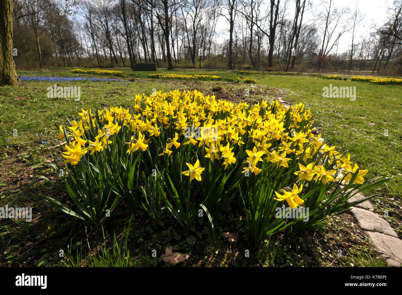 easter bells in a park in hannover Stock Photo - Alamy