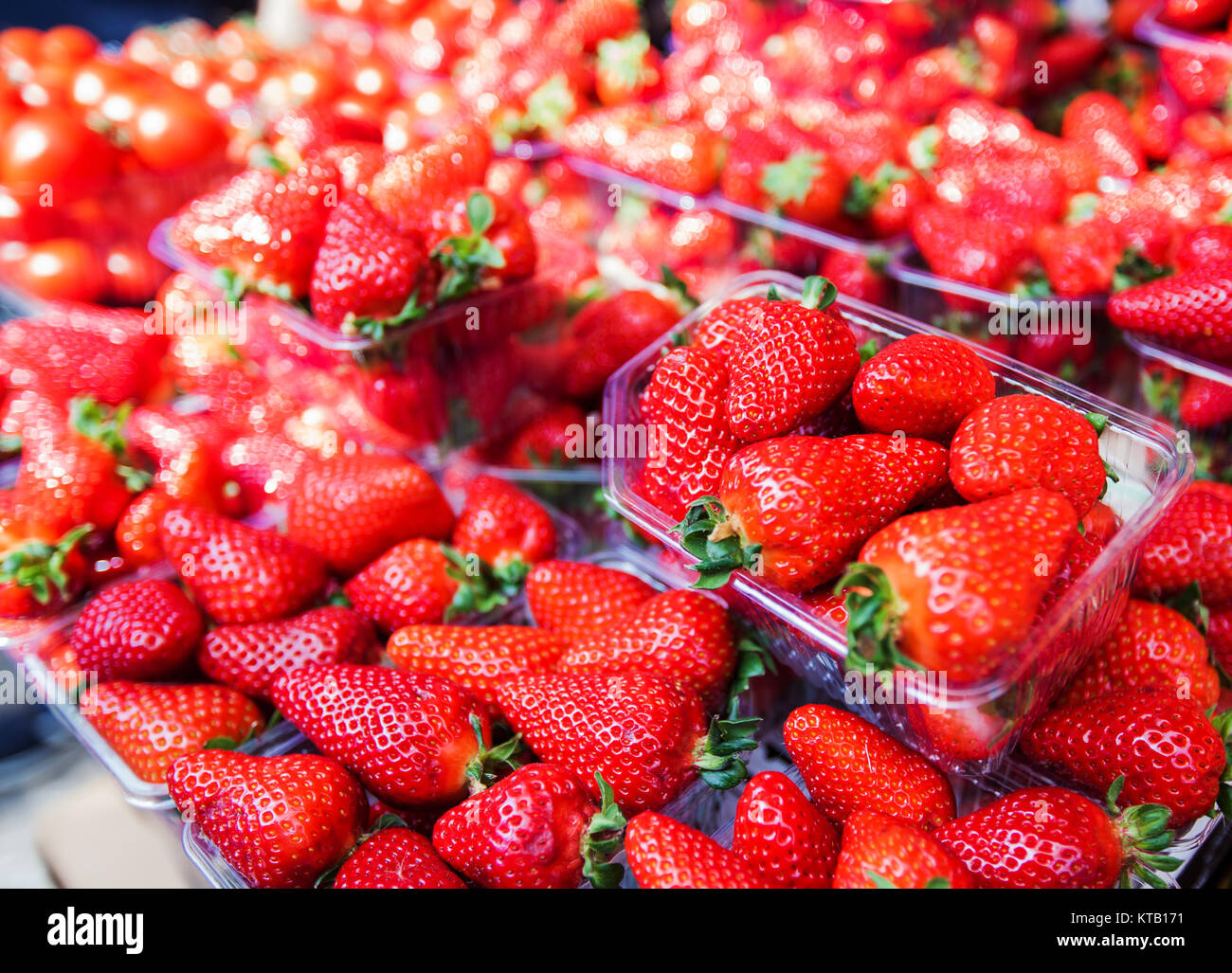 Fresh Strawberry Market Stock Photo - Alamy