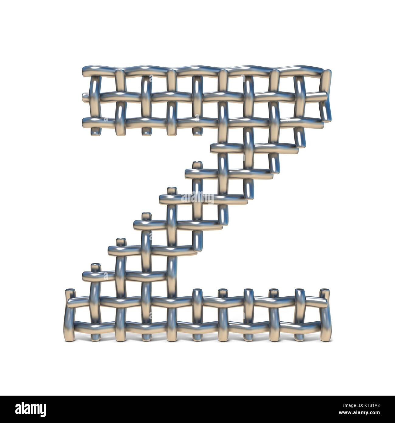 Silver z letter hi-res stock photography and images - Alamy