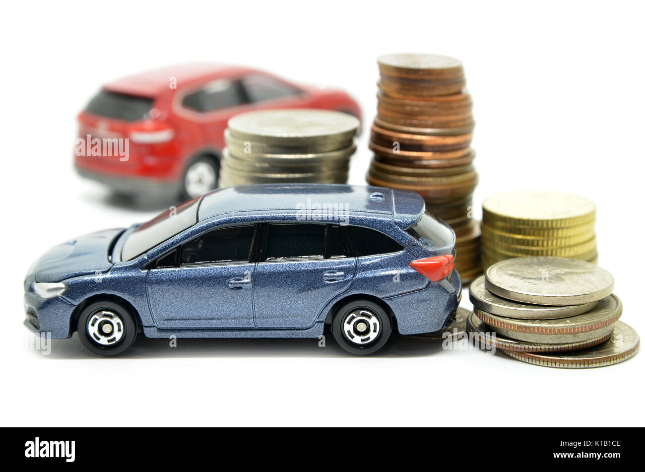 Saving money for a car concept Stock Photo - Alamy