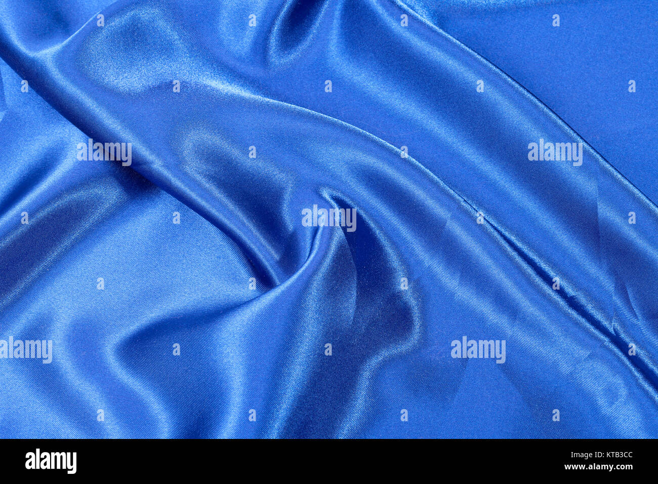 Silk background, texture of blue shiny fabric, close up Stock Photo - Alamy