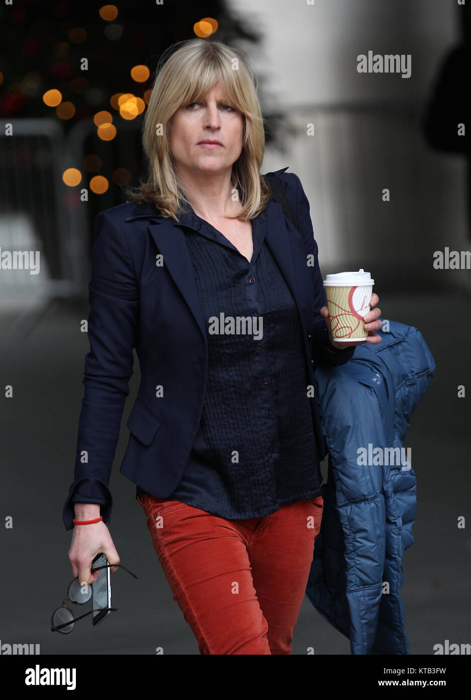 London, UK. 17th December, 2017. Rachel Johnson seen at the BBC studios ...