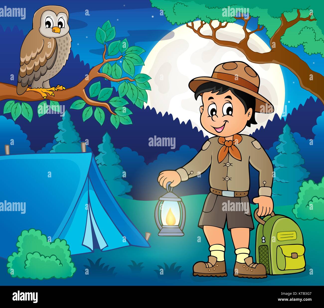 Scout boy theme image 5 Stock Photo - Alamy