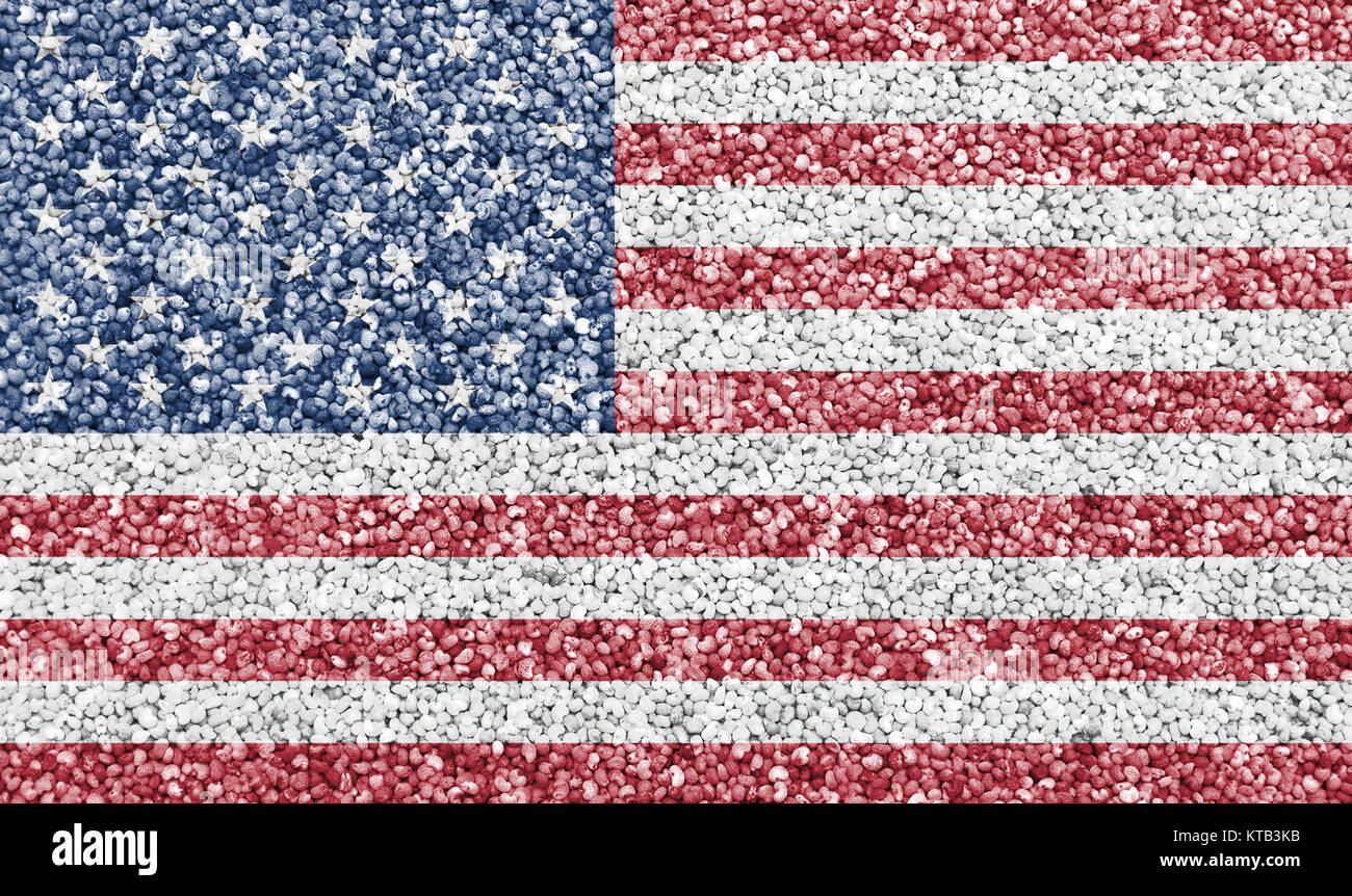 flag of the usa on texture Stock Photo - Alamy