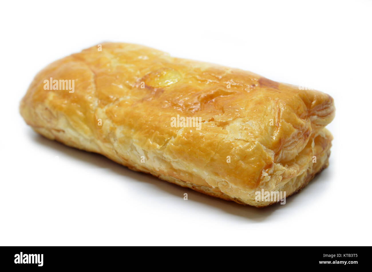 Piece of square pie Stock Photo - Alamy