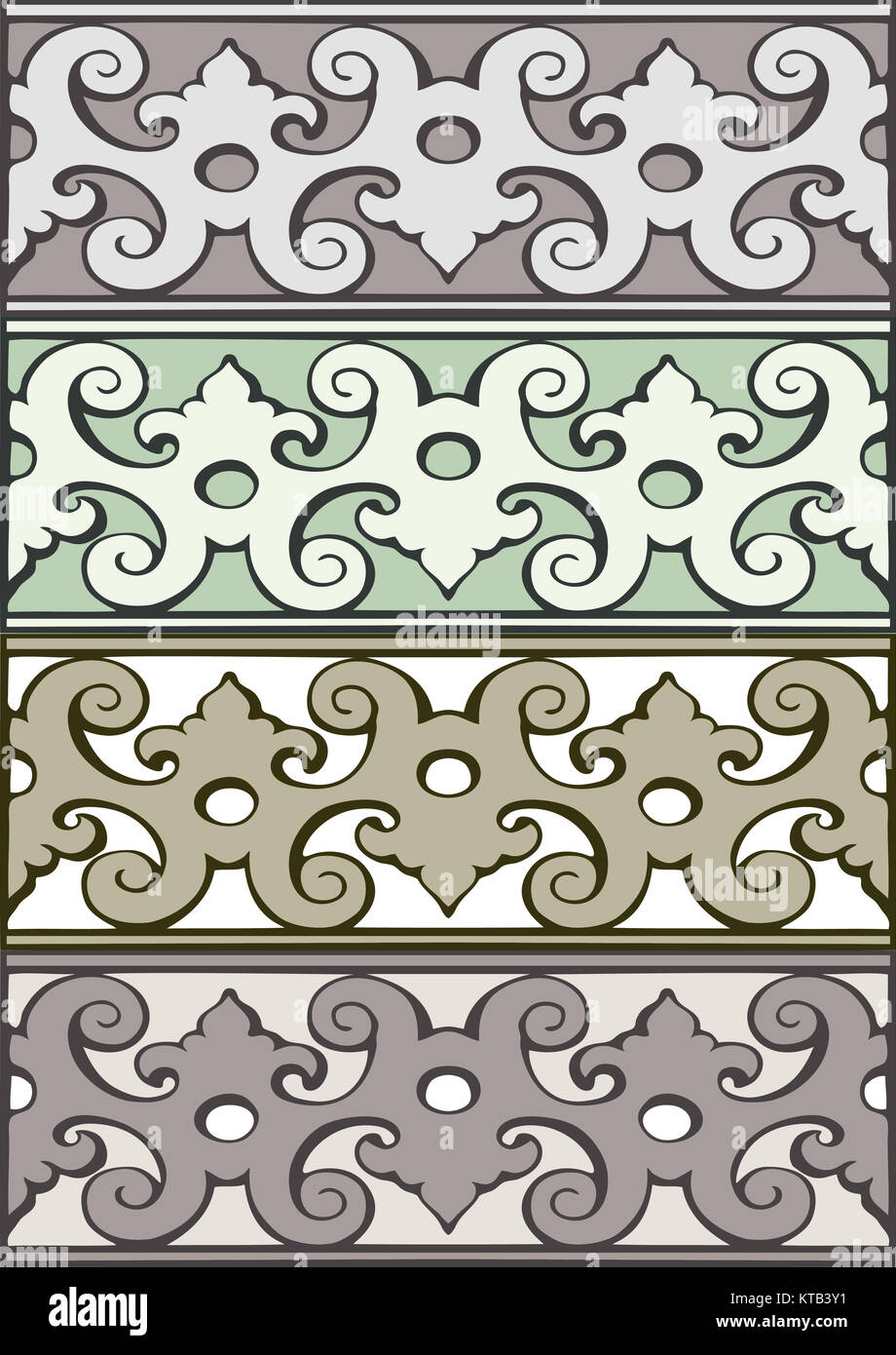 Elizabethan border illustration hi-res stock photography and images - Alamy