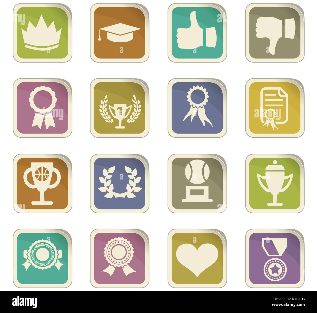 award icon set Stock Photo - Alamy