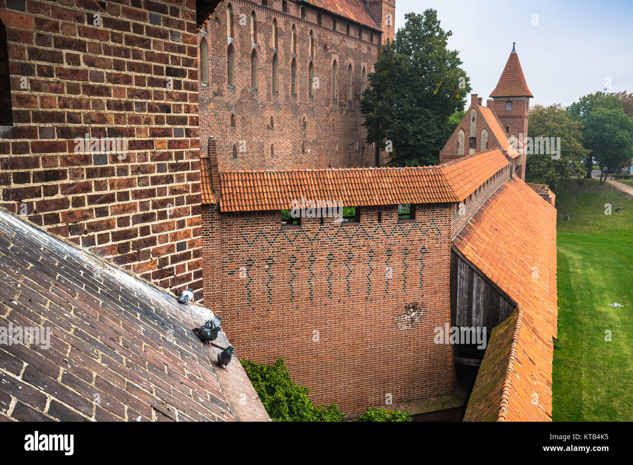 Malbork Castle at Nogat River in Poland, Europe Stock Photo - Alamy