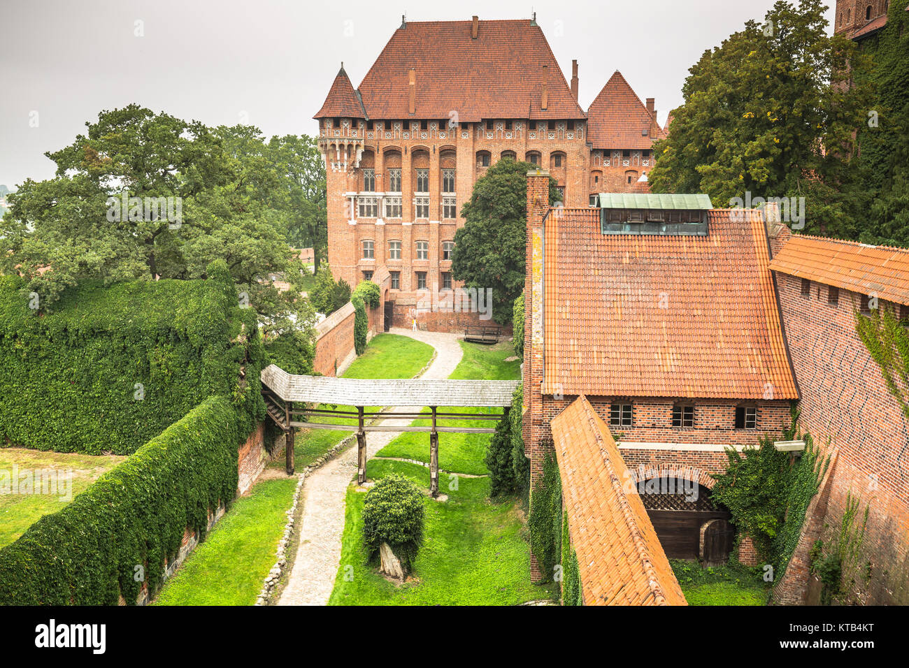 Malbork Castle at Nogat River in Poland, Europe Stock Photo - Alamy