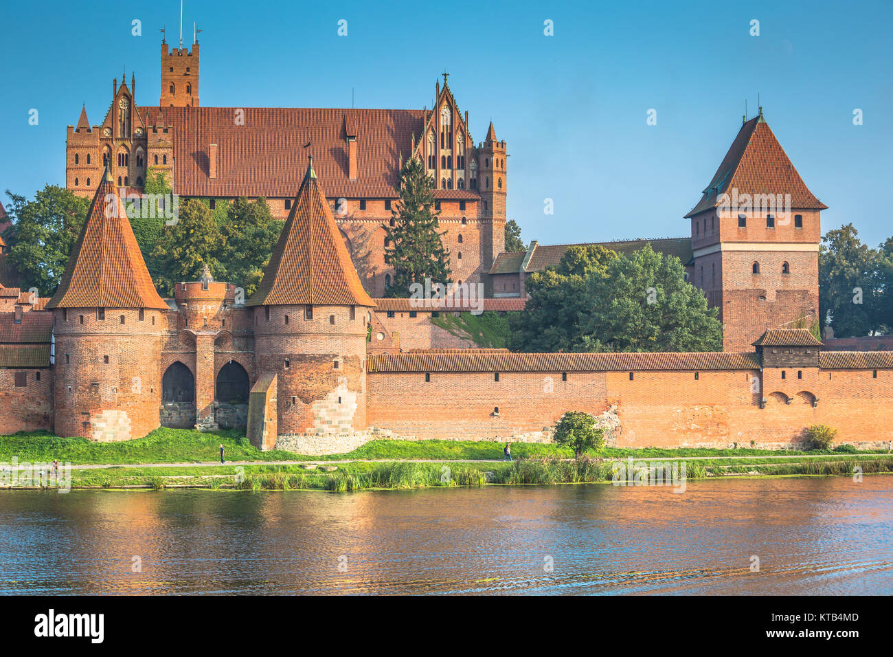 Malbork Castle in Poland medieval fortress built by the Teutonic ...