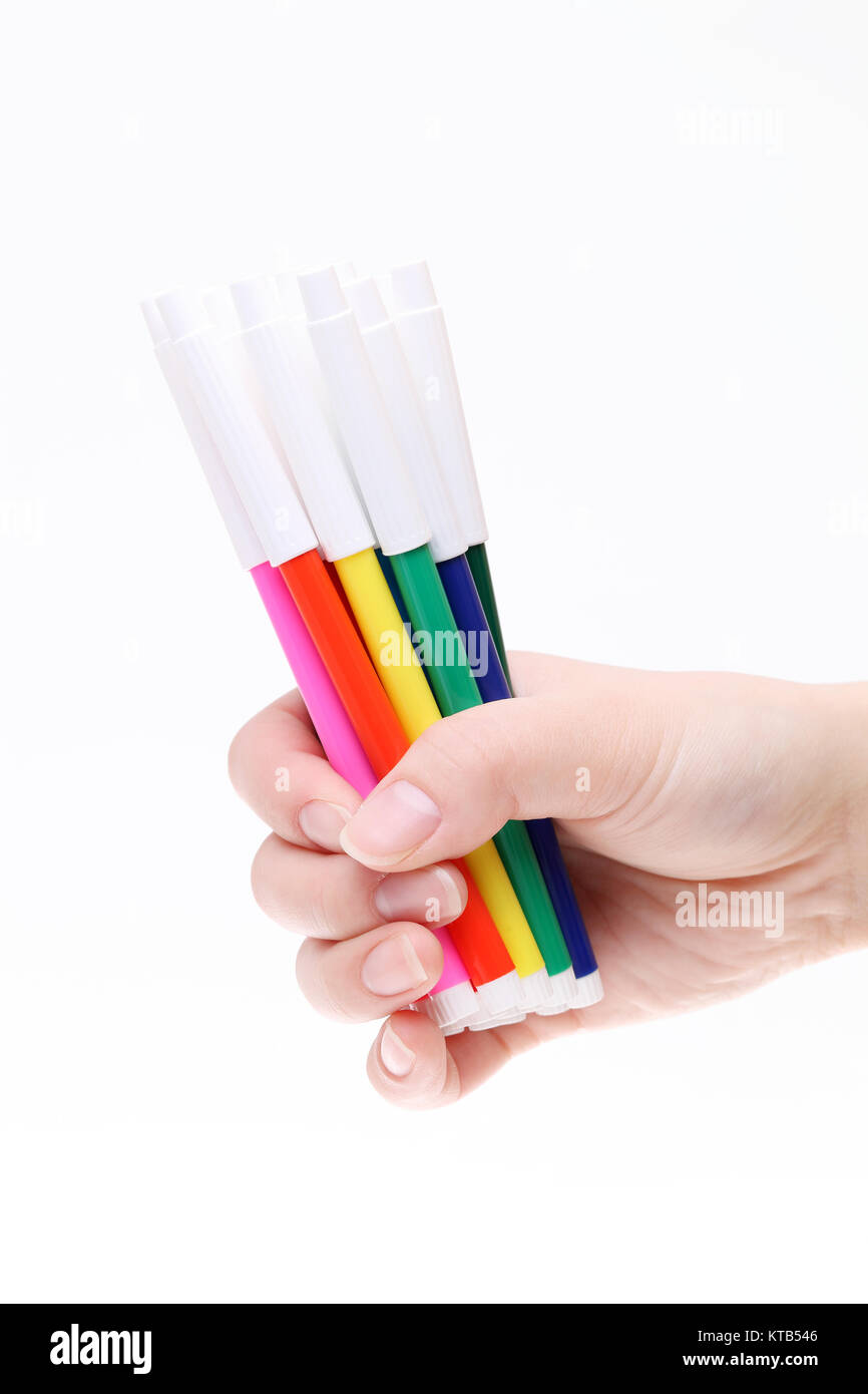 View hand holding bundle Cut Out Stock Images & Pictures - Alamy