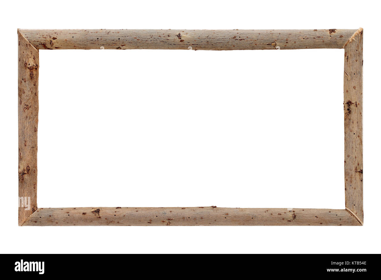 Frame made of dry tree branches isolated on white background Stock ...